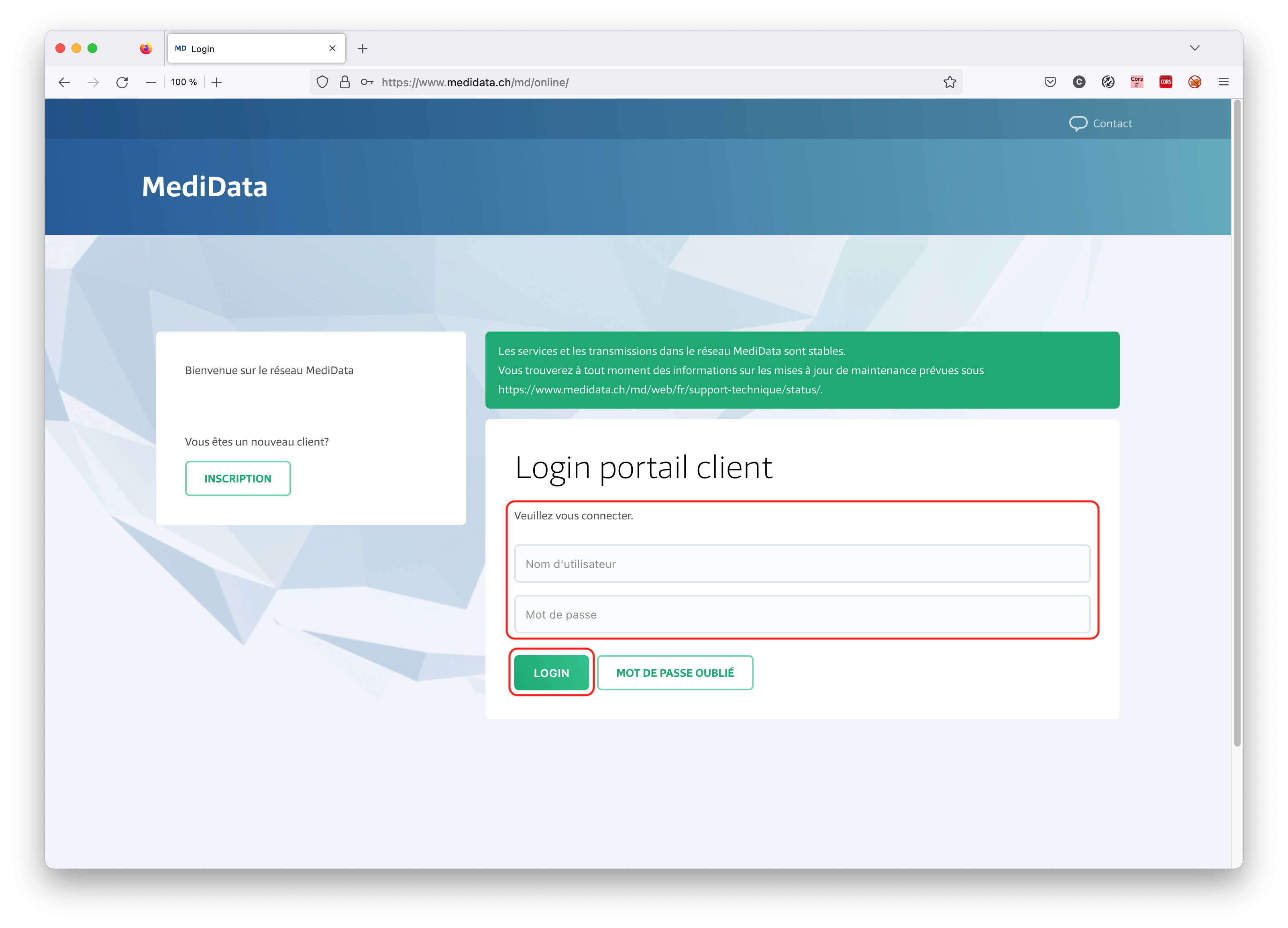 Procédure pour donner l’accès à la console de MediData à un technicien ...