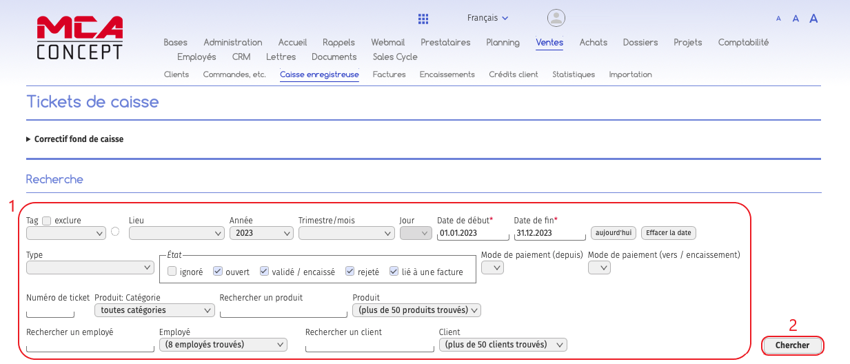 Générer les factures des tickets de caisse | mcakalescience.com