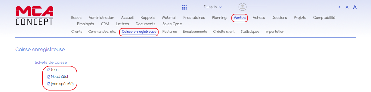 Générer les factures des tickets de caisse | mcakalescience.com