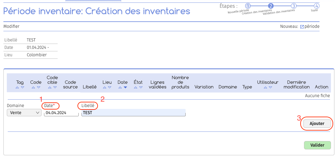 Nouvelle période d'inventaire | mcakalescience.com
