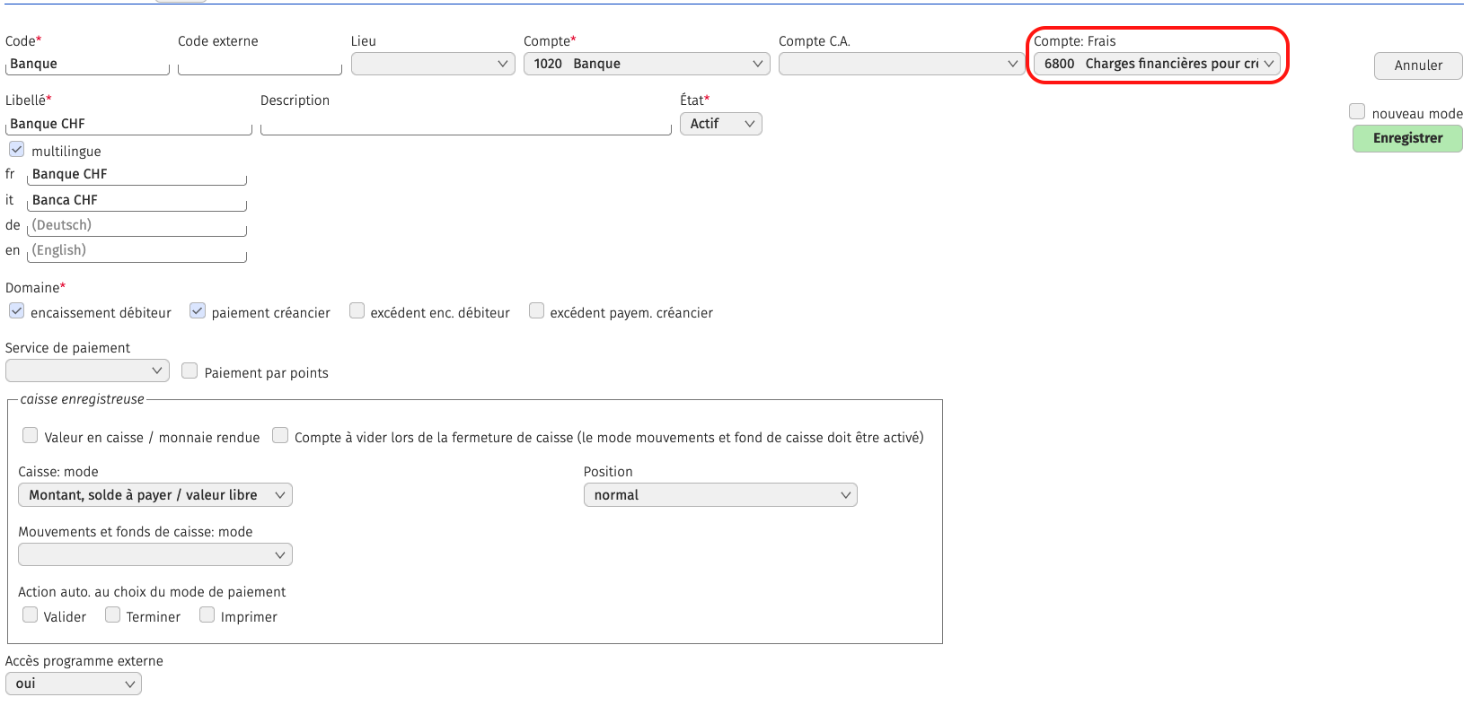Gestion des modes de paiement | mcakalescience.com